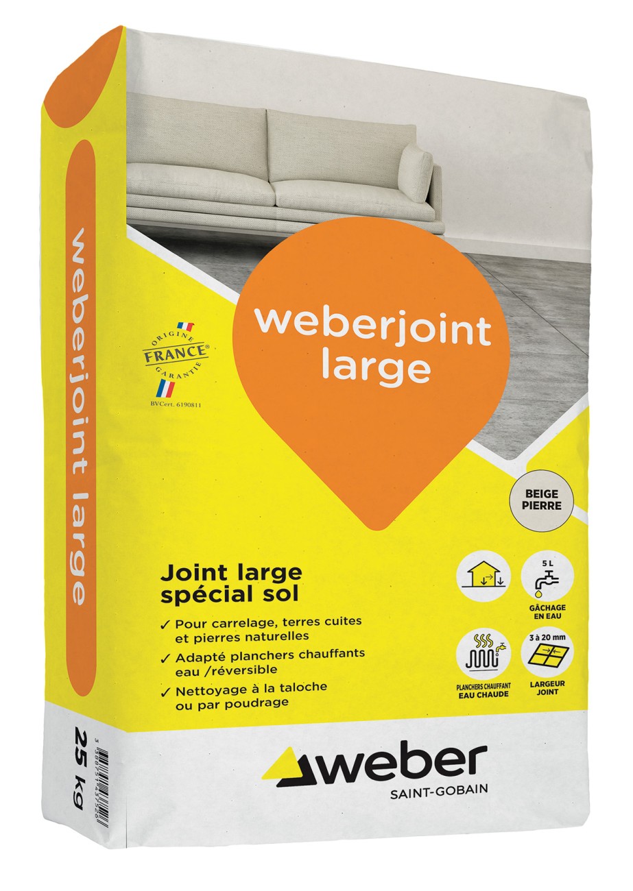 Weber réorganise sa gamme Joints